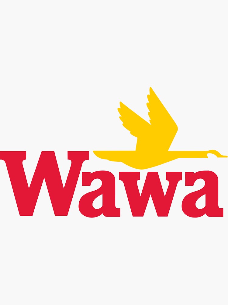 "WAWA-LOGO" Sticker by JasoLaws710 | Redbubble