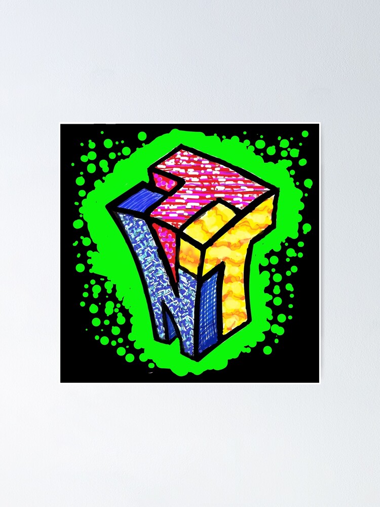 "TNT BLOCK graffiti" Poster for Sale by edoskotch | Redbubble
