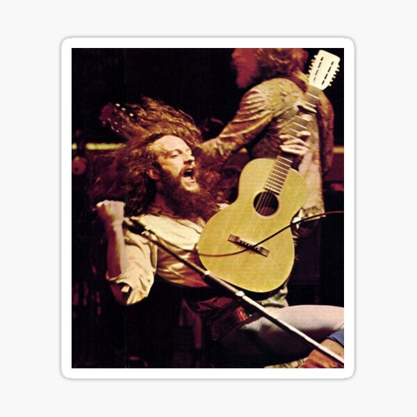 "Jethro Tull - Poster" Sticker by Lulitang | Redbubble
