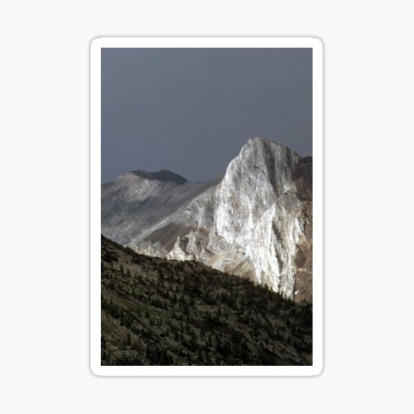 "Snow Mountain Poster " Sticker by PosterOcean | Redbubble