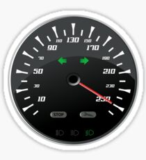Speedometer Stickers | Redbubble