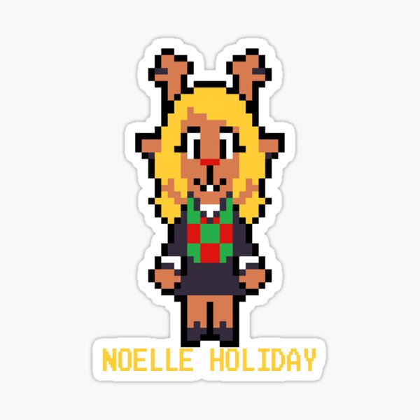 "Noelle holiday character poster" Sticker by Carvalho4780 | Redbubble