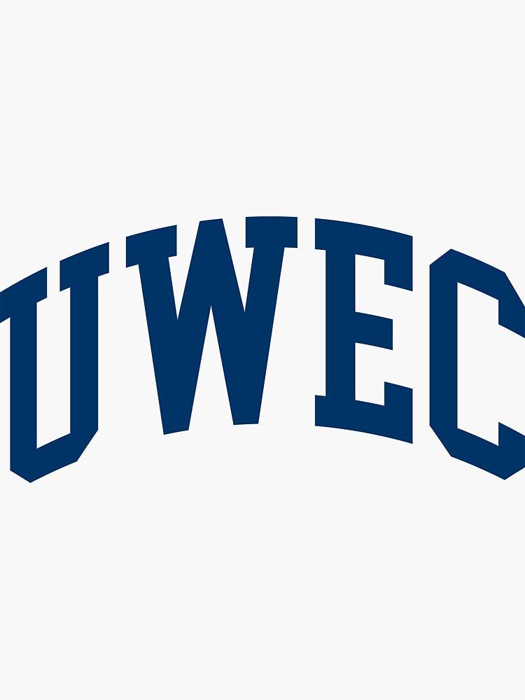 "UWEC, Wisconsin, University of Wisconsin Gold" Sticker for Sale by ...
