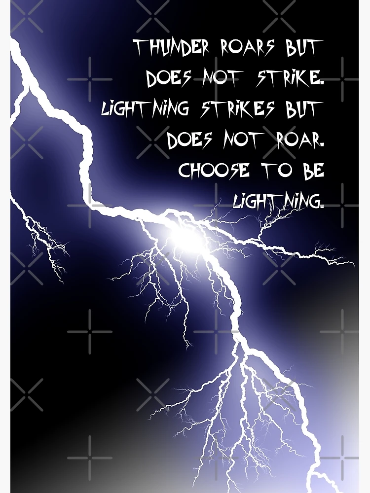 Lightning Sayings Quotes