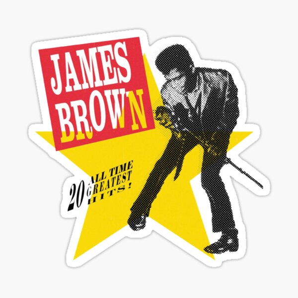 "James Brown" Sticker for Sale by Massengalestore | Redbubble