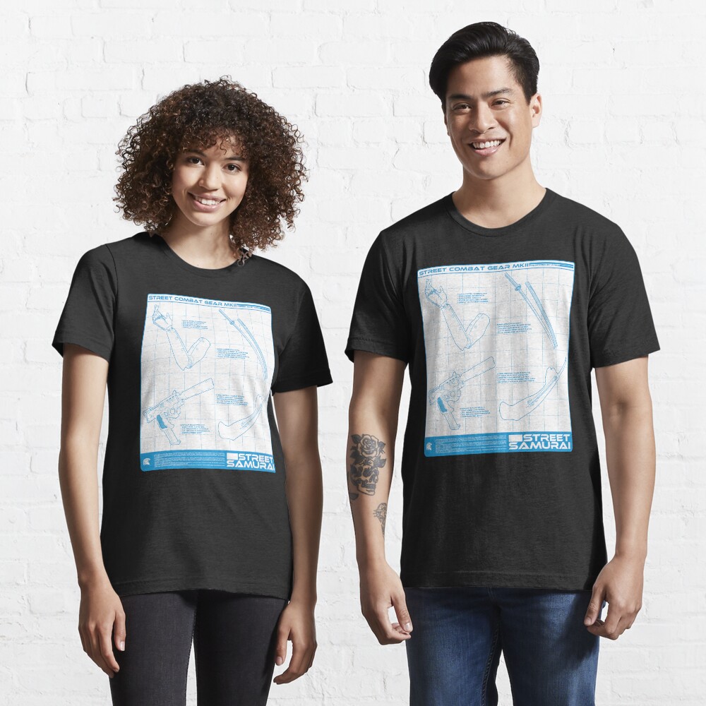 "Shadowrun - Street Samurai Shirt (Version 1)" T-shirt by TimMcDaunting ...