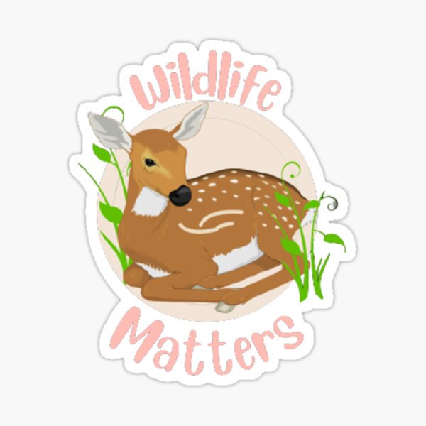 "Save wildlife" Sticker by PratikshaR | Redbubble