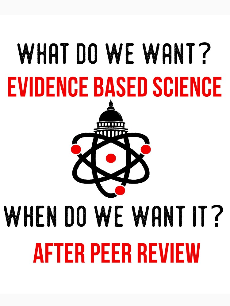 "Scientists March on Washington Evidence Based Science" T-shirt by ...