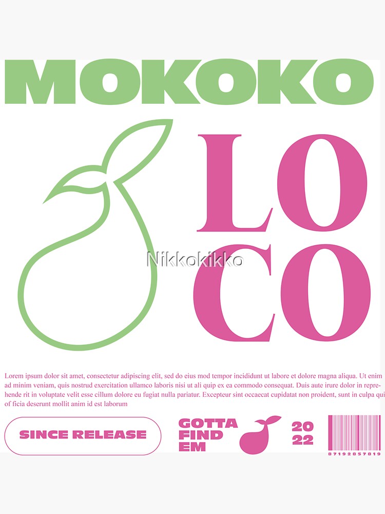 Pegatina «Mokoko loco - Juego del arca perdida» de Nikkokikko | Redbubble