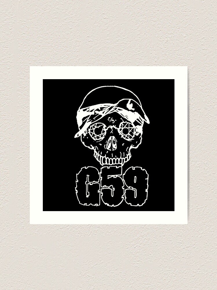 "G59 Skull Logo" Art Print for Sale by Leekate | Redbubble