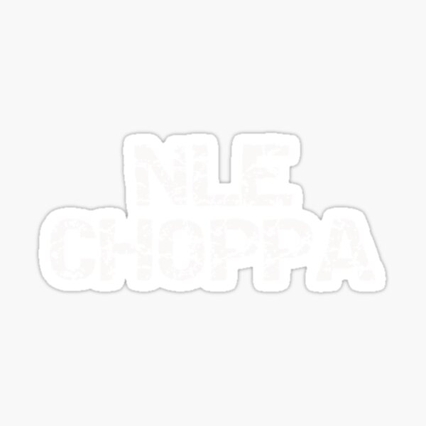 "NLE Choppa Fan Art" Sticker for Sale by moriartygotani | Redbubble
