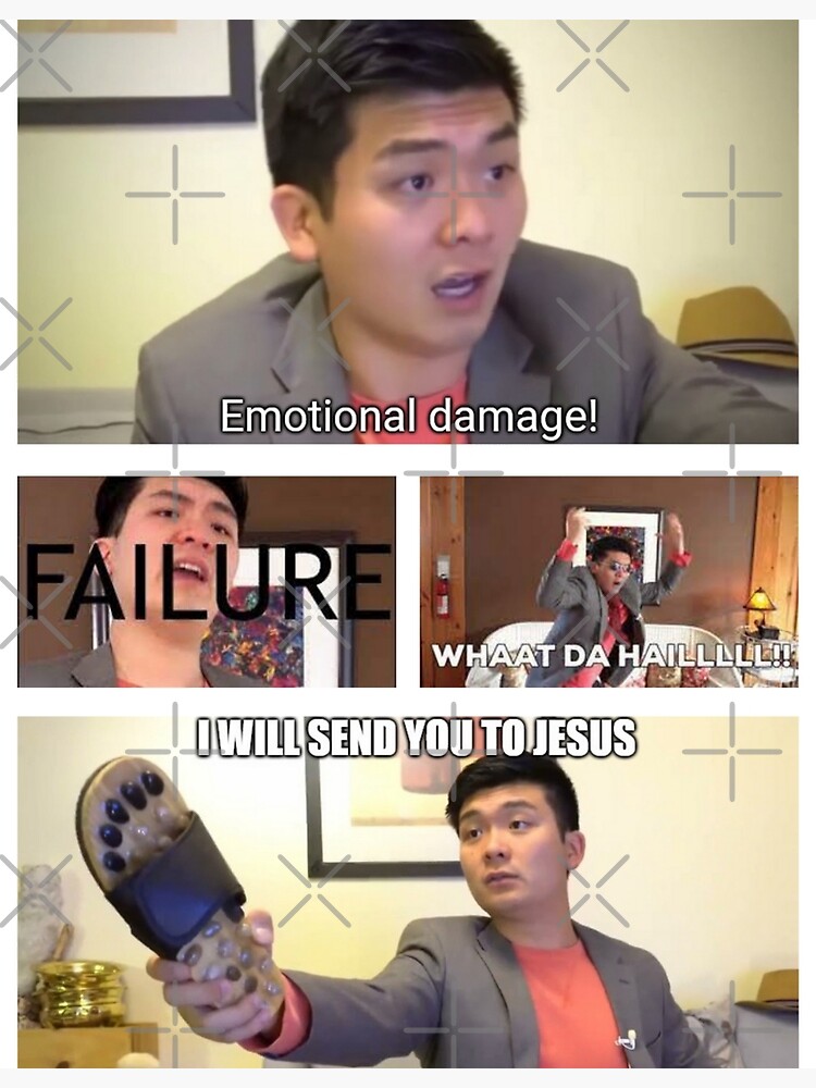 "Emotional Damage Steven He Meme Pack" Poster by ThunderBizz | Redbubble