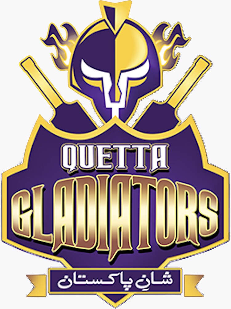 "Quetta Gladiators - Pakistan Super League Cricket Team Logo" Sticker ...