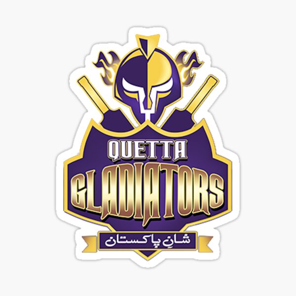 "Quetta Gladiators - Pakistan Super League Cricket Team Logo" Sticker ...