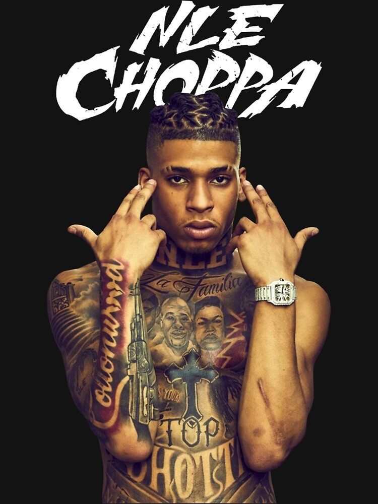 "NLE Choppa Fan Art" Art Print for Sale by moriartygotani | Redbubble