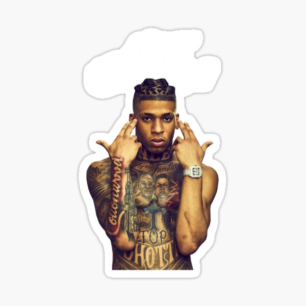 "NLE Choppa Fan Art" Sticker by moriartygotani | Redbubble