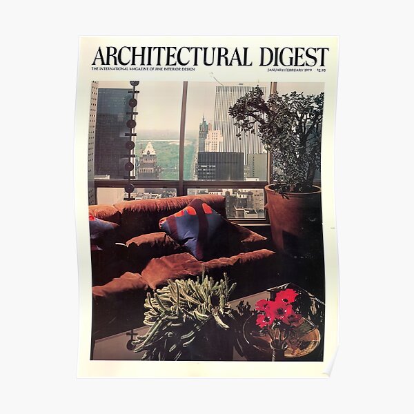 "Inspiration Of Architectural Digest" Poster for Sale by CarolBianchi ...