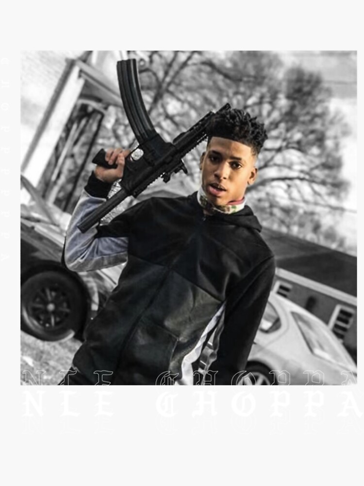 "NLE Choppa Fan Art" Sticker by moriartygotani | Redbubble