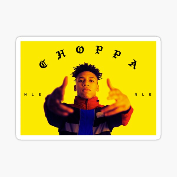 "NLE Choppa Fan Art" Sticker by moriartygotani | Redbubble