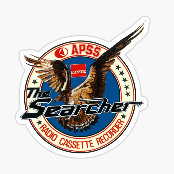 "Sharp The Searcher Boombox" Sticker for Sale by RickShithouse | Redbubble
