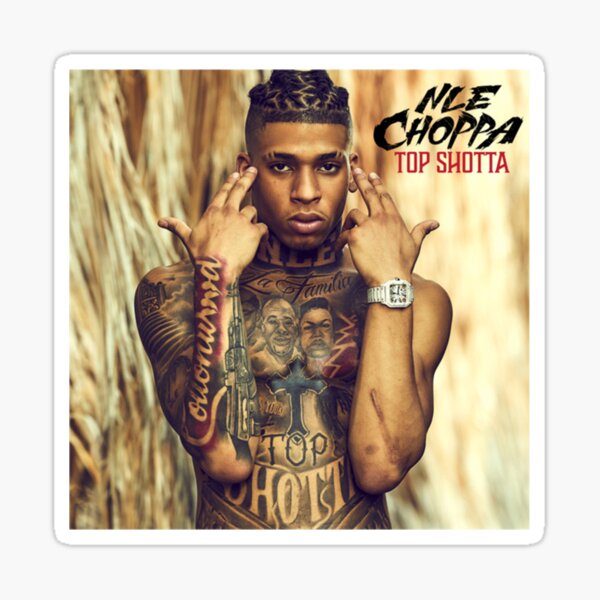"NLE Choppa Fan Art" Sticker for Sale by moriartygotani | Redbubble
