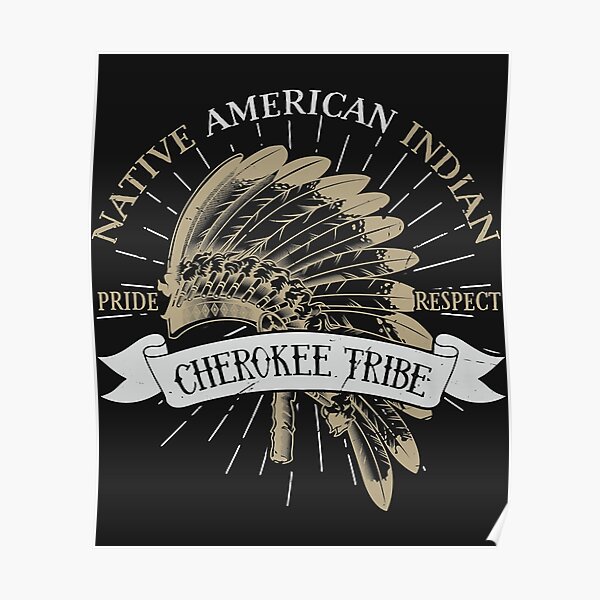 "Cherokee Tribe Native American Indian Pride Respect Proud Premium ...
