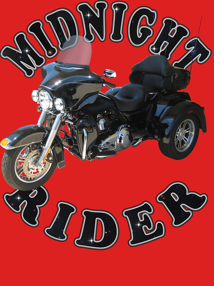 "Midnight Rider" T-shirt for Sale by flyoff | Redbubble | trike t ...