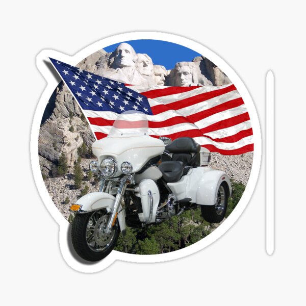 "Patriotic Trike" Sticker for Sale by flyoff | Redbubble