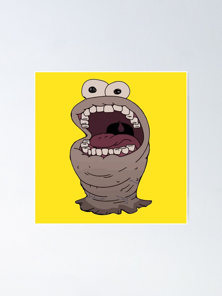 "Smiling friends Hell Toilet " Poster by Tahoo | Redbubble