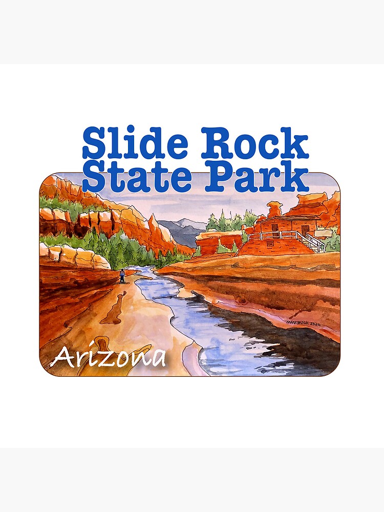 "Slide Rock State Park, Arizona" Poster by margaretbucklew | Redbubble