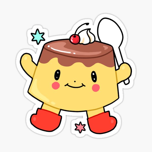 "Happy Puding" Sticker by babaniverse | Redbubble