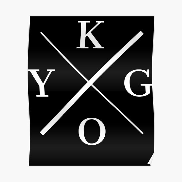 " KYGO logo For Fans" Poster by MaudeBayer | Redbubble