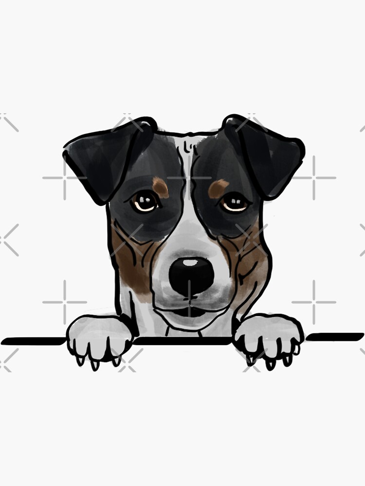 "Miniature fox terrier" Sticker by MissFurbulous | Redbubble