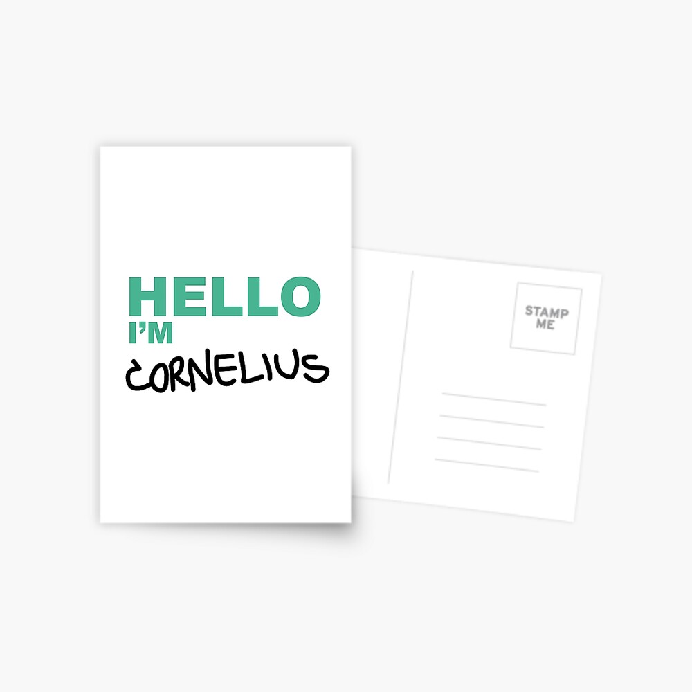 "FIGHT CLUB - CORNELIUS NAME TAG" Sticker for Sale by BadPandaArt ...