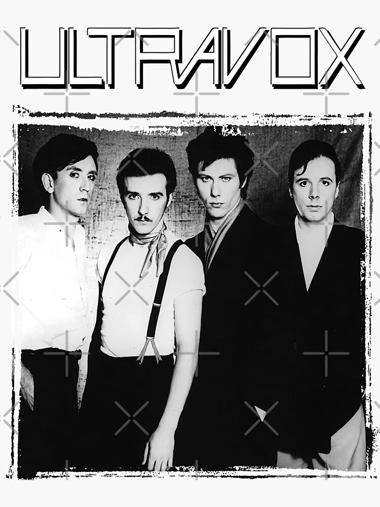 "Ultravox" Sticker by Kimmy73RB | Redbubble