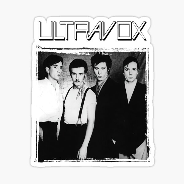 "Ultravox" Sticker by Kimmy73RB | Redbubble