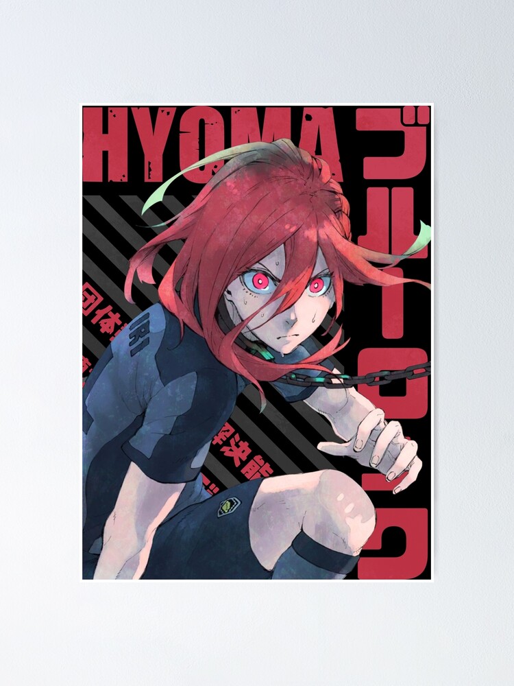 Blue Lock - Hyoma Chigiri Posters Designed & Sold By Mila
