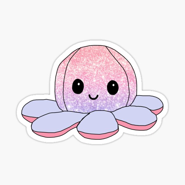 "happy little octopus (glitter edition)" Sticker by ShipsinParadise ...