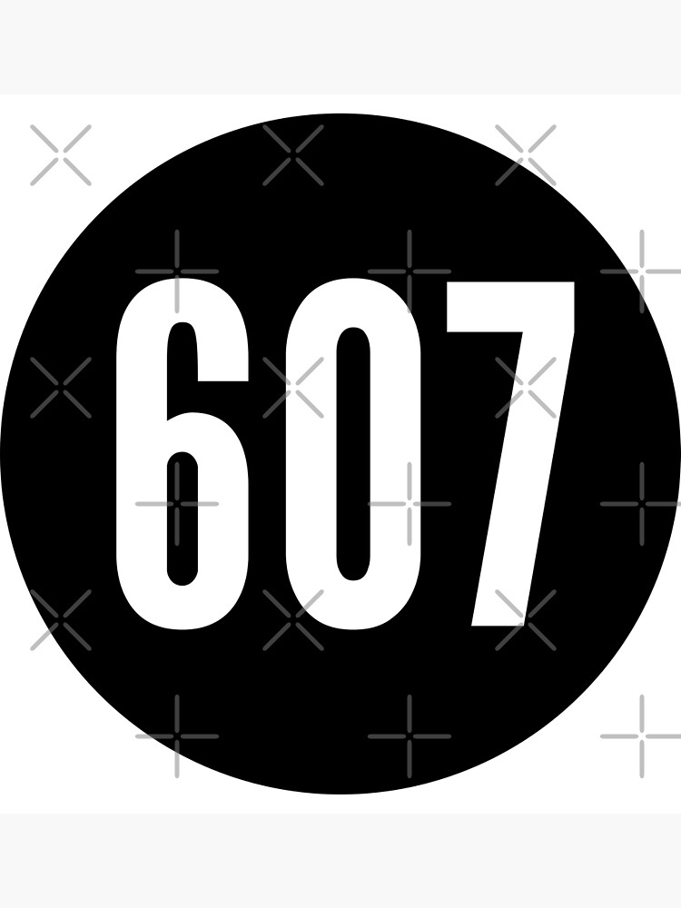 Lámina fotográfica «607 código de área código postal ubicación en ...