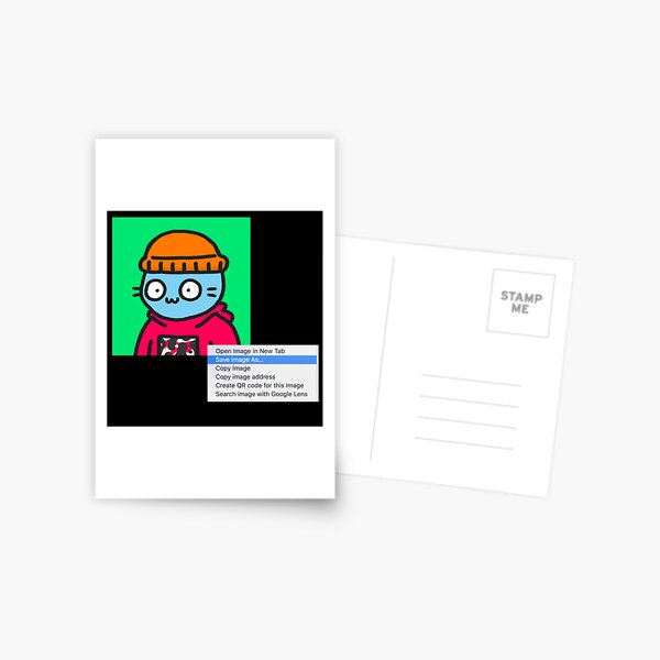 "Right Click Save NFT - Funny NFT Meme " Postcard for Sale by nft ...
