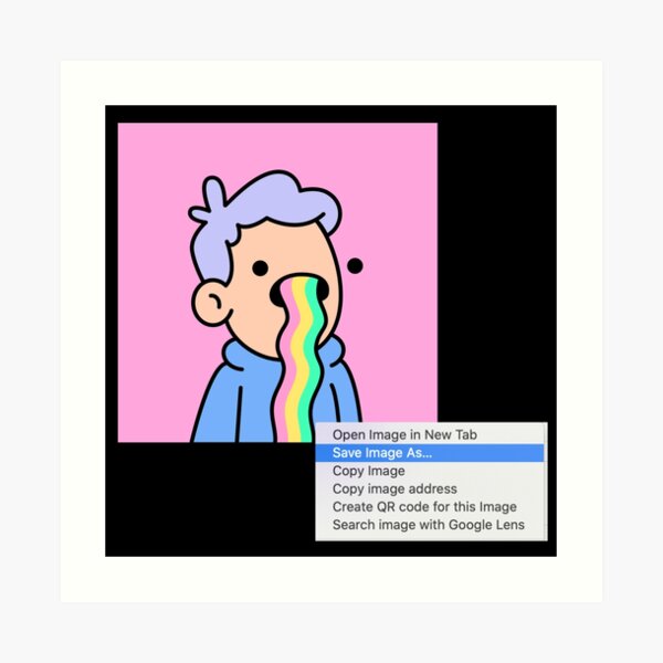 "Right Click Save NFT - Funny NFT Meme " Art Print by nft-millionaire ...