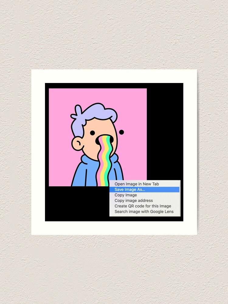 "Right Click Save NFT - Funny NFT Meme " Art Print by nft-millionaire ...
