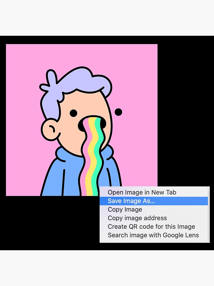 "Right Click Save NFT - Funny NFT Meme " Art Print by nft-millionaire ...