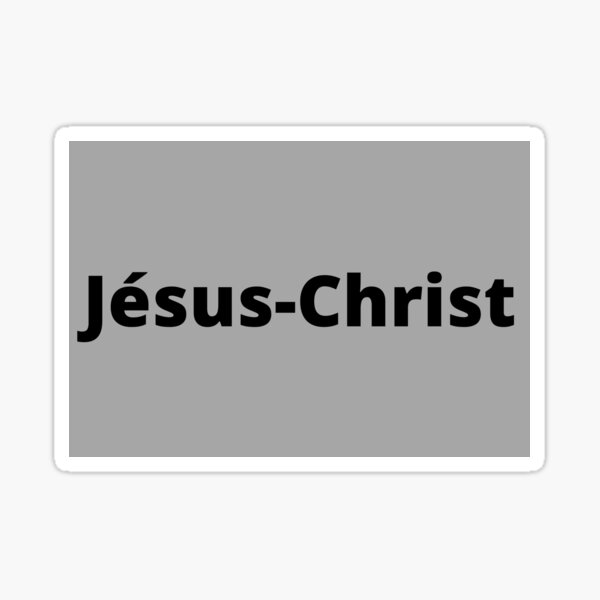 "jesus christ design" Sticker by danirex944 | Redbubble