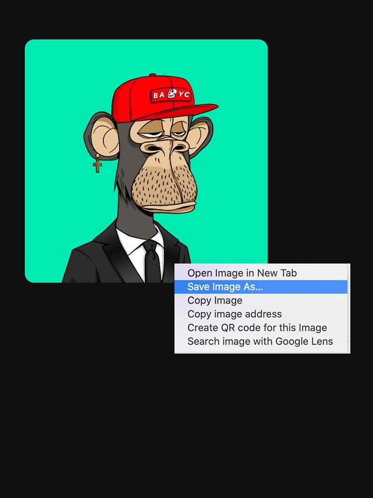 "Right Click Save NFT - Funny NFT Meme " T-shirt for Sale by nft ...