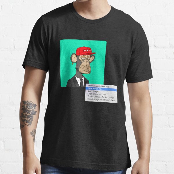"Right Click Save NFT - Funny NFT Meme " T-shirt for Sale by nft ...