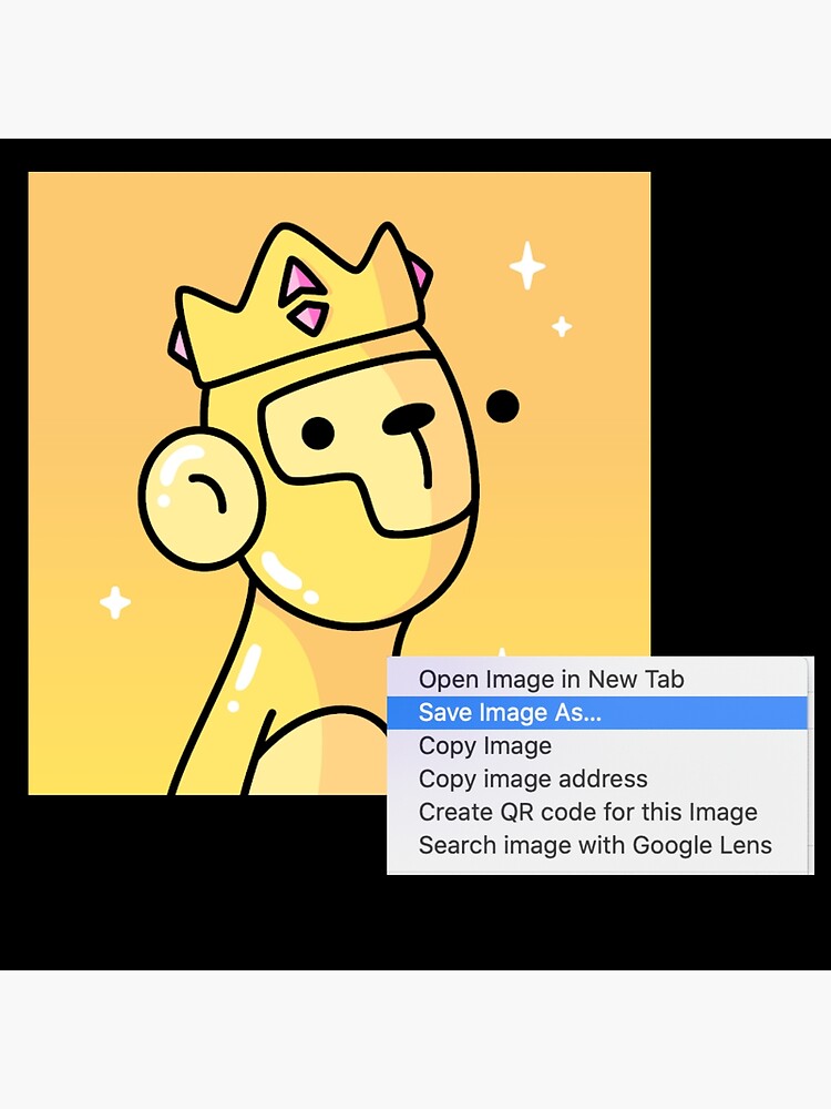 "Right Click Save NFT - Funny NFT Meme " Art Print by nft-millionaire ...