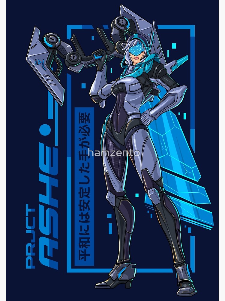 "PROJECT : ASHE" Poster for Sale by hamzento | Redbubble