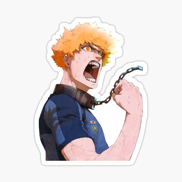 "Blue Lock - Rensuke Kunigami" Sticker by Recup-Tout | Redbubble