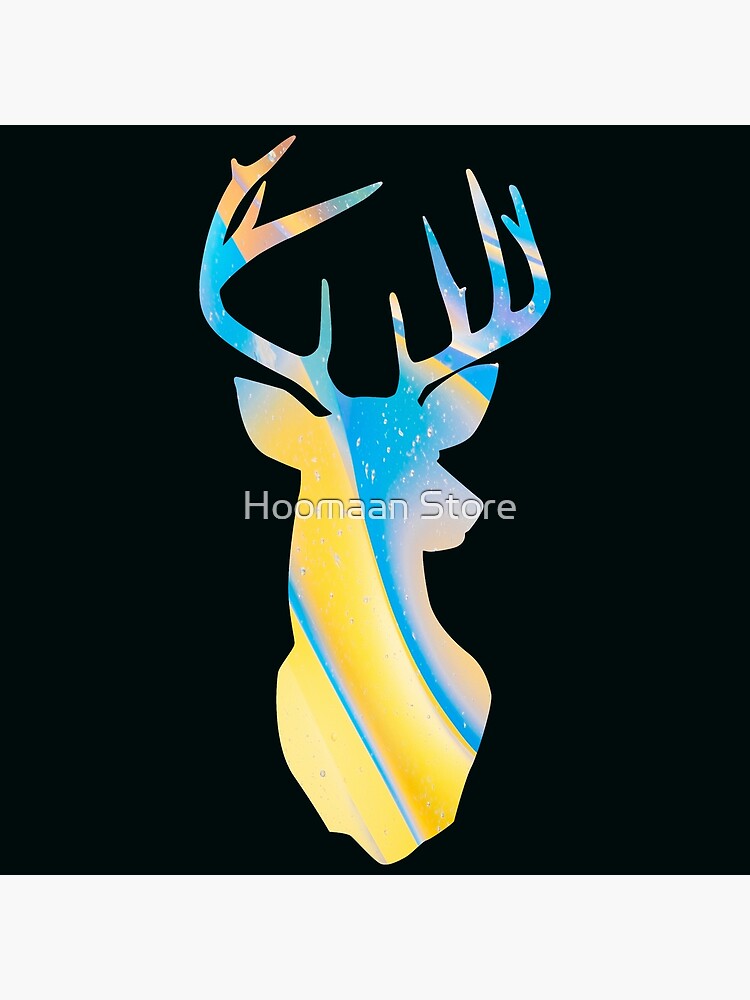 "Cute Dear-Animals-Yellow and blue" Poster for Sale by VintageEra ...